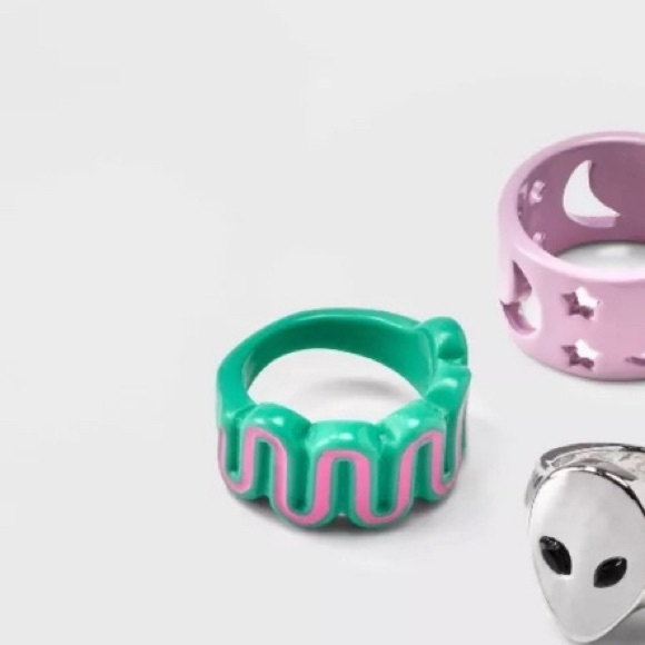 wild fable | Jewelry | Y2k Wavy Neon Ring 9s Style | Poshmark